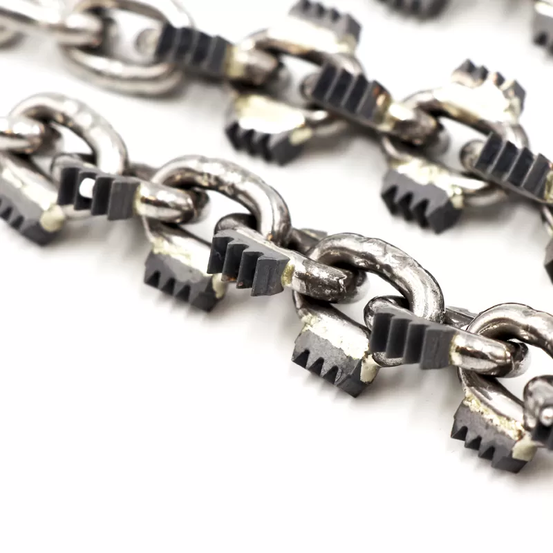 Tiger Chain (DN100/8 mm) 4'' for 1/3'' shaft, 4 mm chain - Boldan Oy